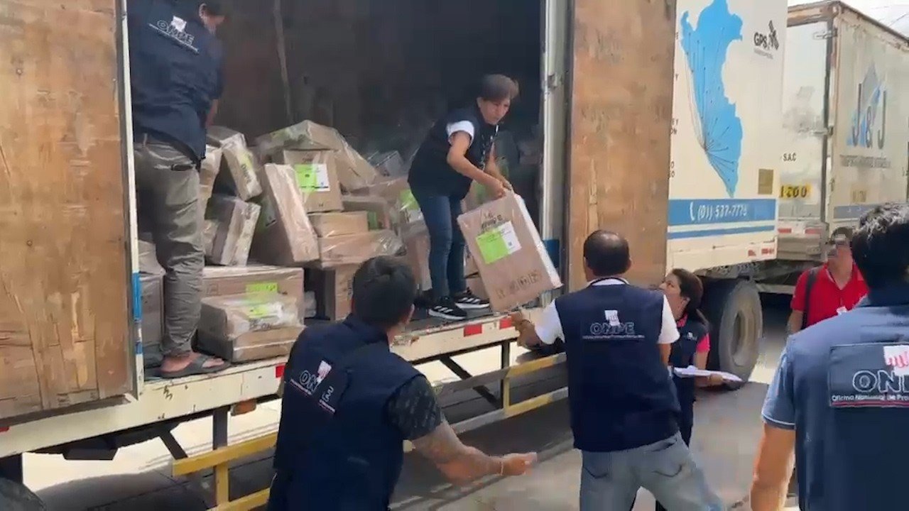 Tarapoto: ODPE San Martín recibe material electoral para la Segunda ...